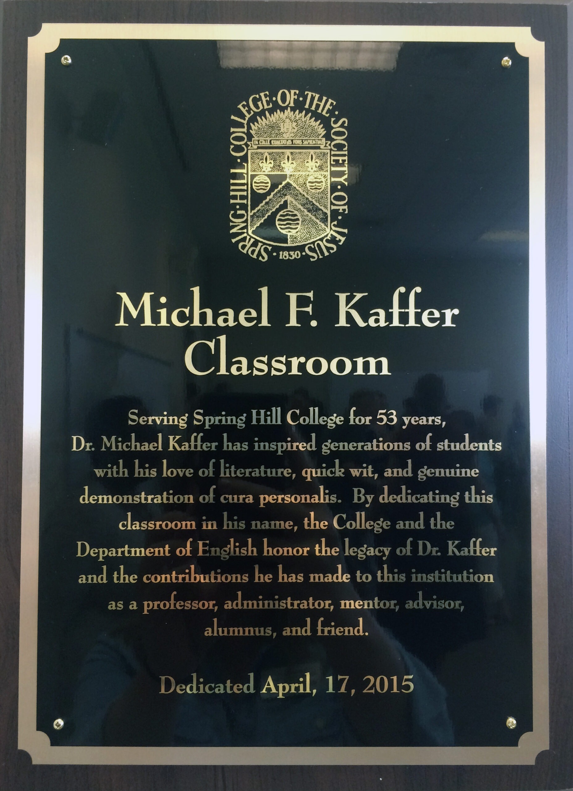 Spring Hill College Mourns Beloved Professor Emeritus, Michael Francis ...