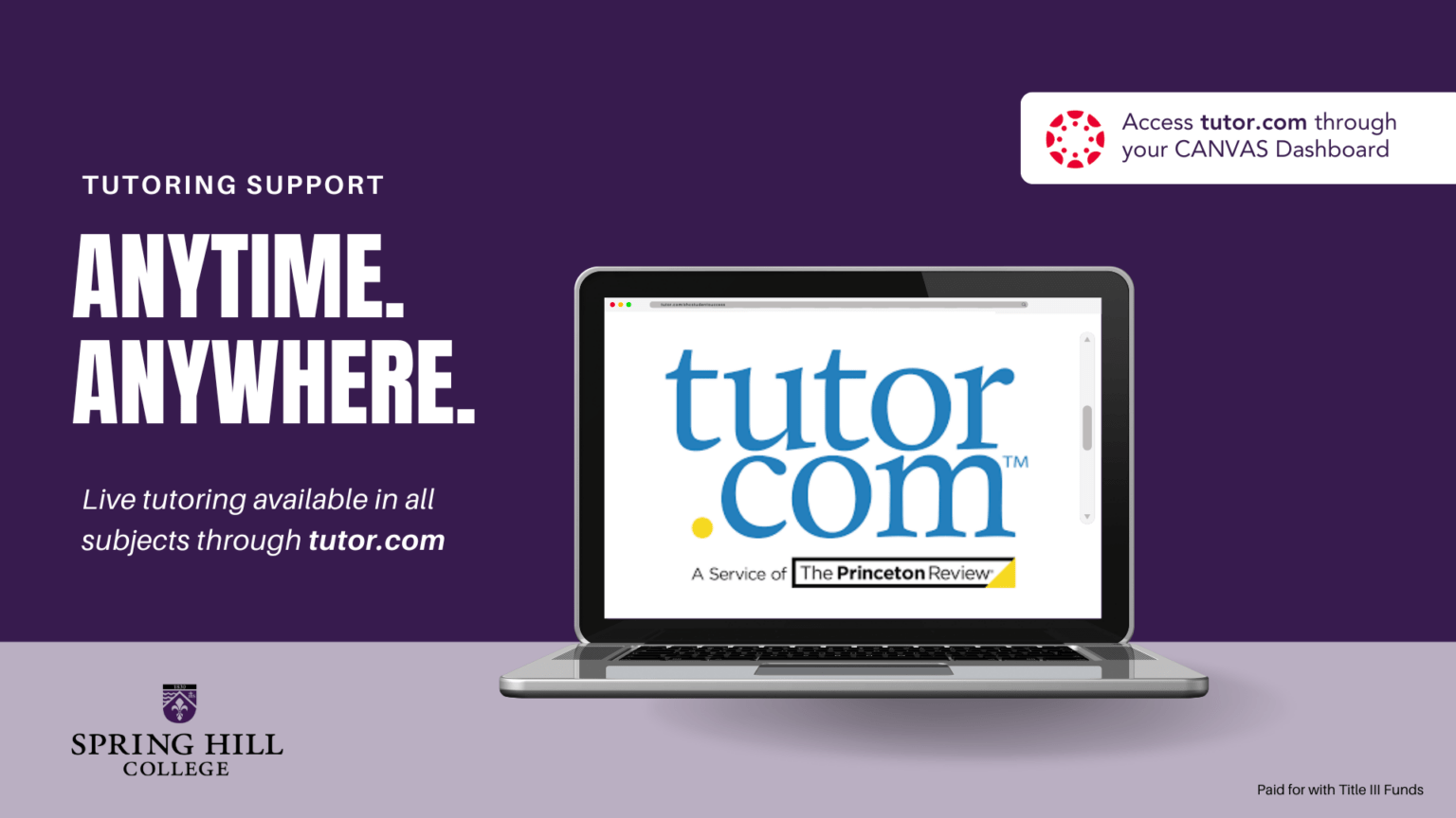 SHC Tutoring | Spring Hill College